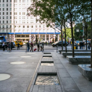 Hearst Tower Lobby Water Wall - Delta Fountains