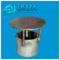 Custom Inlet Fitting with Diverter Plate - Delta Fountains