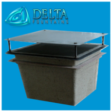 Suction Sump with Anti-Vortex Plate - Delta Fountains