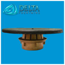 Drain Suction Fitting Assembly with Anti-Vortex Plate - Delta Fountains