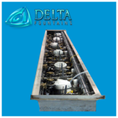Fiberglass Trough for Interactive Fountains - Delta Fountains