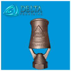 Geyser Nozzles in Bronze, Stainless Steel & Synthetic - Delta Fountains