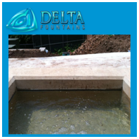 Custom Sidewall Overflows - Fountain Drains - Delta Fountains