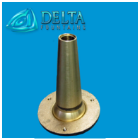 Smooth Bore Nozzle - Bronze Fountain Nozzle - Delta Fountains