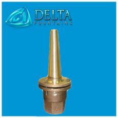 Smooth Bore Nozzle - Bronze Fountain Nozzle - Delta Fountains