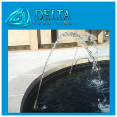 Smooth Bore Nozzle - Bronze Fountain Nozzle - Delta Fountains