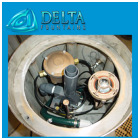 Pop Jet Assembly with Foam Jet Nozzle - Delta Fountains